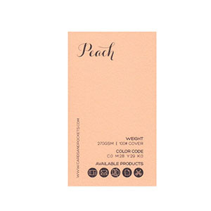 Peach Swatch - Cards & Pockets