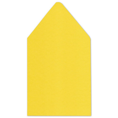 6.75 SQ Euro Flap Envelope Liners Lemon Drop - Cards & Pockets