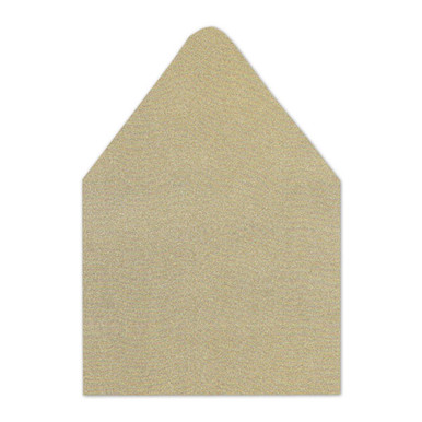 A8 Euro Flap Envelope Liners Glitter Gold - Cards & Pockets