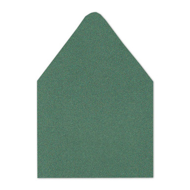 A8 Euro Flap Envelope Liners Glitter Green - Cards & Pockets