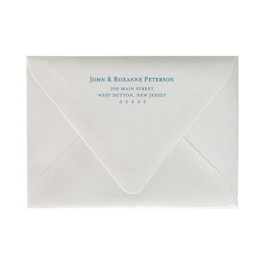 Return Address Color Printed A7 Euro Flap Envelopes - Cards & Pockets