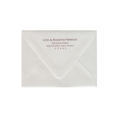 Return Address Color Printed A2 Euro Flap Envelopes - Cards & Pockets