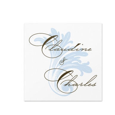 FLOURISH - 2x2 Monograms 20 Count - Cards & Pockets
