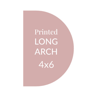4x6 Long Arch - Simple Shape Card Printing - Cards & Pockets