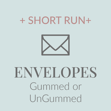 Short Run Envelope - Made to Order - Cards & Pockets