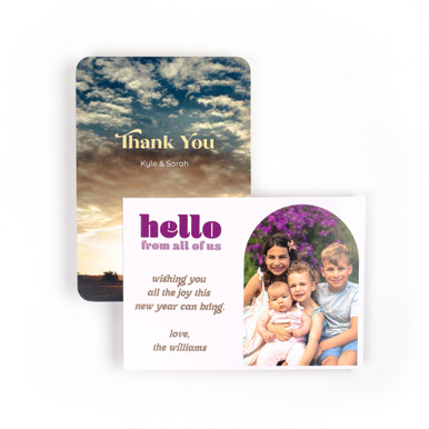 5x7 Photo Flat Card - Upload Your Own Design - Cards & Pockets