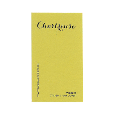Chartreuse Swatch - Cards & Pockets