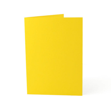 5 x 7 Folded Cards Lemon Drop - Cards & Pockets