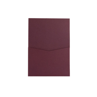 5 x 7 Panel Pockets Claret - Cards & Pockets