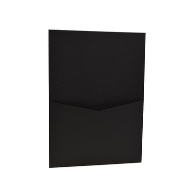 5 x 7 Panel Pockets Ebony Black - Cards & Pockets