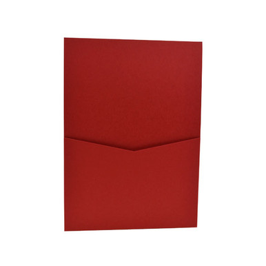 5 x 7 Panel Pockets Red - Cards & Pockets