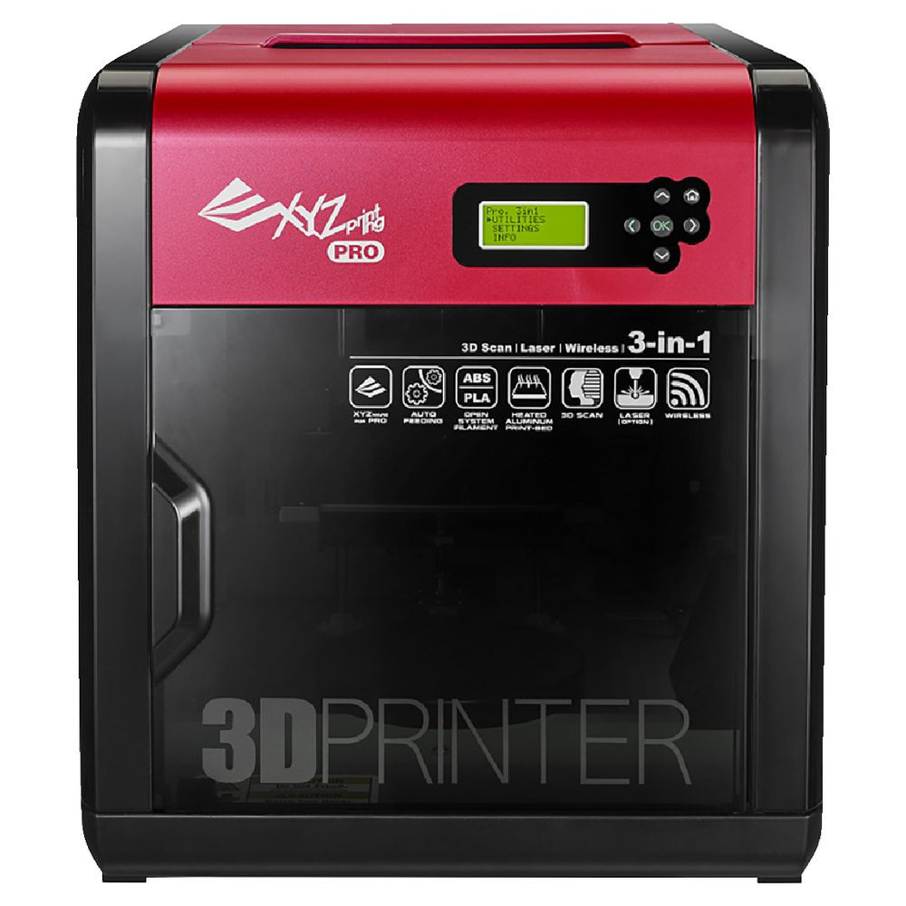 XYZ DA VINCI 1.0 PRO 3D PRINTER - FFF PLA ABS OPEN FILAMENT ...