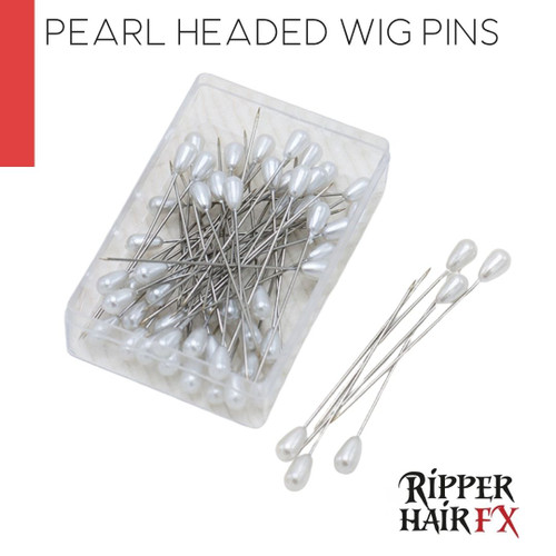 Extra Long Diamond Head Wig Pins 6cm - Pack of x50