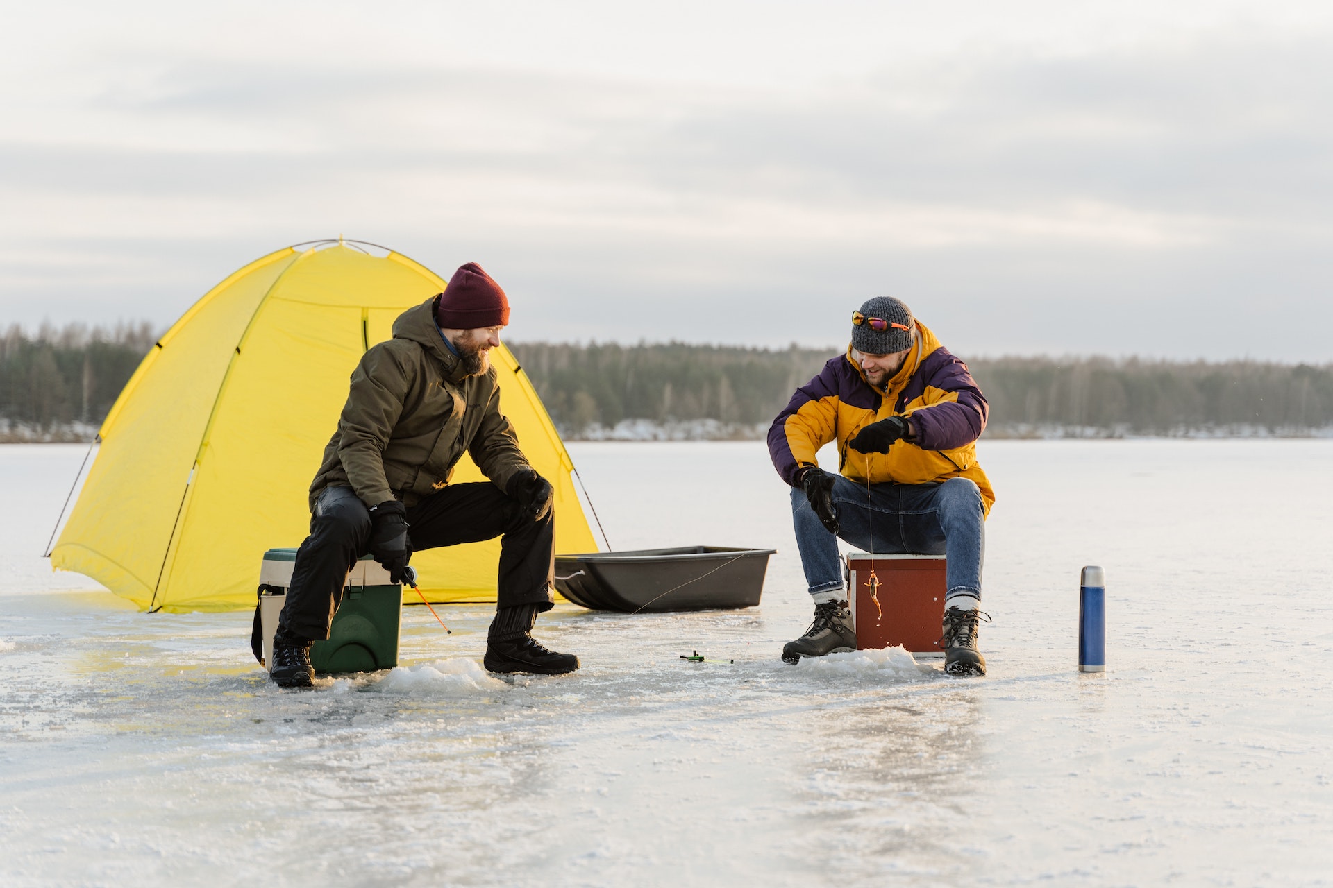 Ice Fishing Tips - B R A E V A L Sporting Apparel LLC