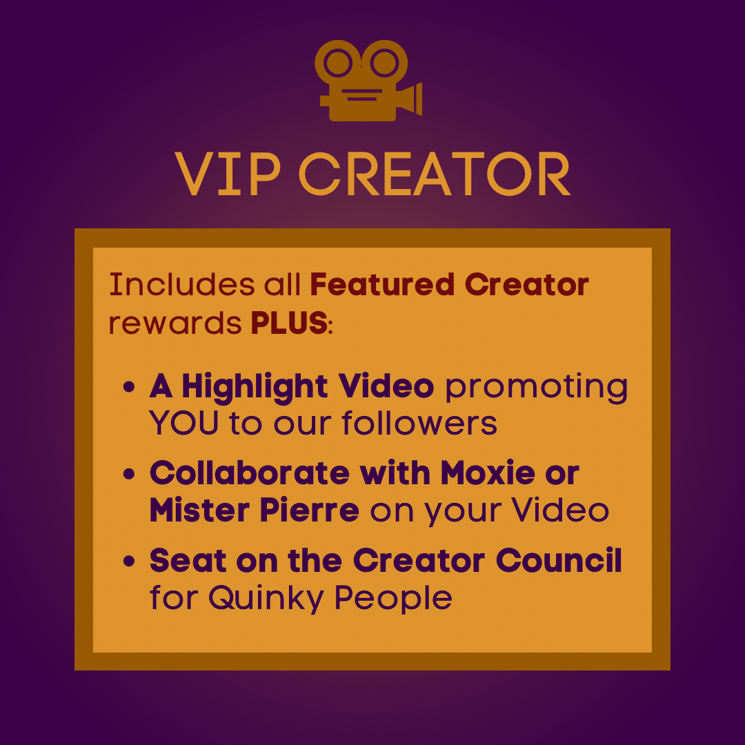 Content Creator Packages - Get Quinky!