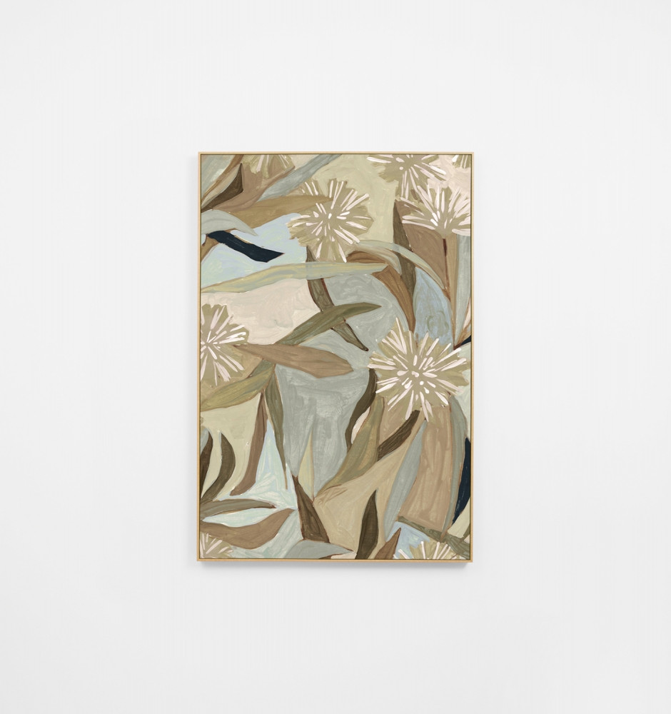 Expressive Wattle Blue 1 Canvas - matthewthomas.com.au