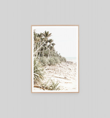 JUNGLE SHORELINE, framed, print
