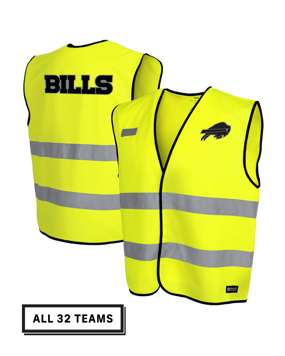 NFL Hi-Vis Safety Hooded Rainshell