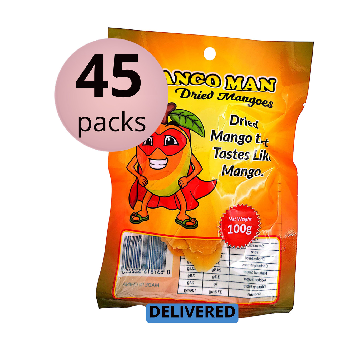 Mango Man 100g x 45pk FREE DELIVERY (Road)