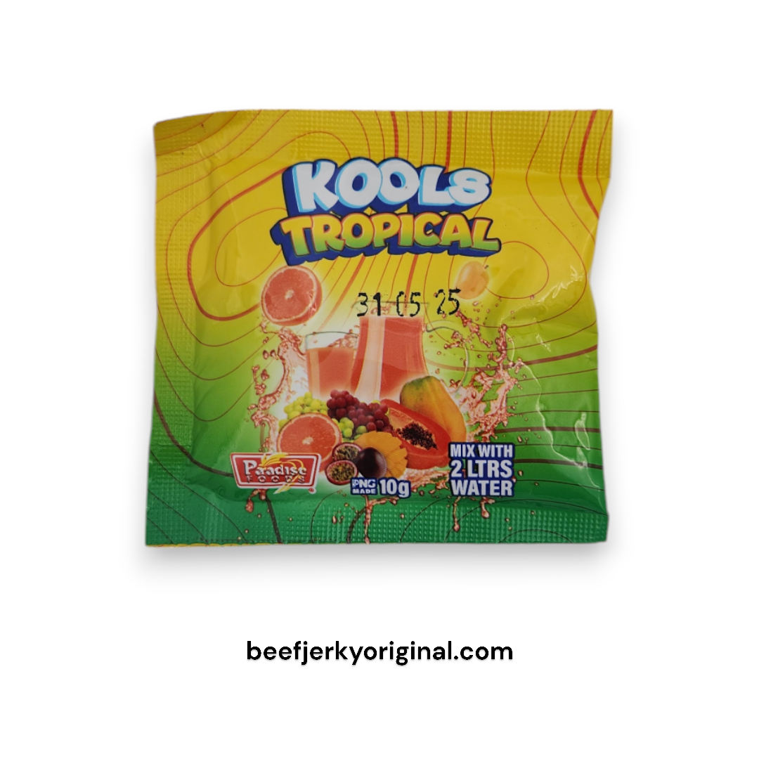 KOOLS Tropical Drink Powder 10g – Makes 2L | Paradise Flavours PNG