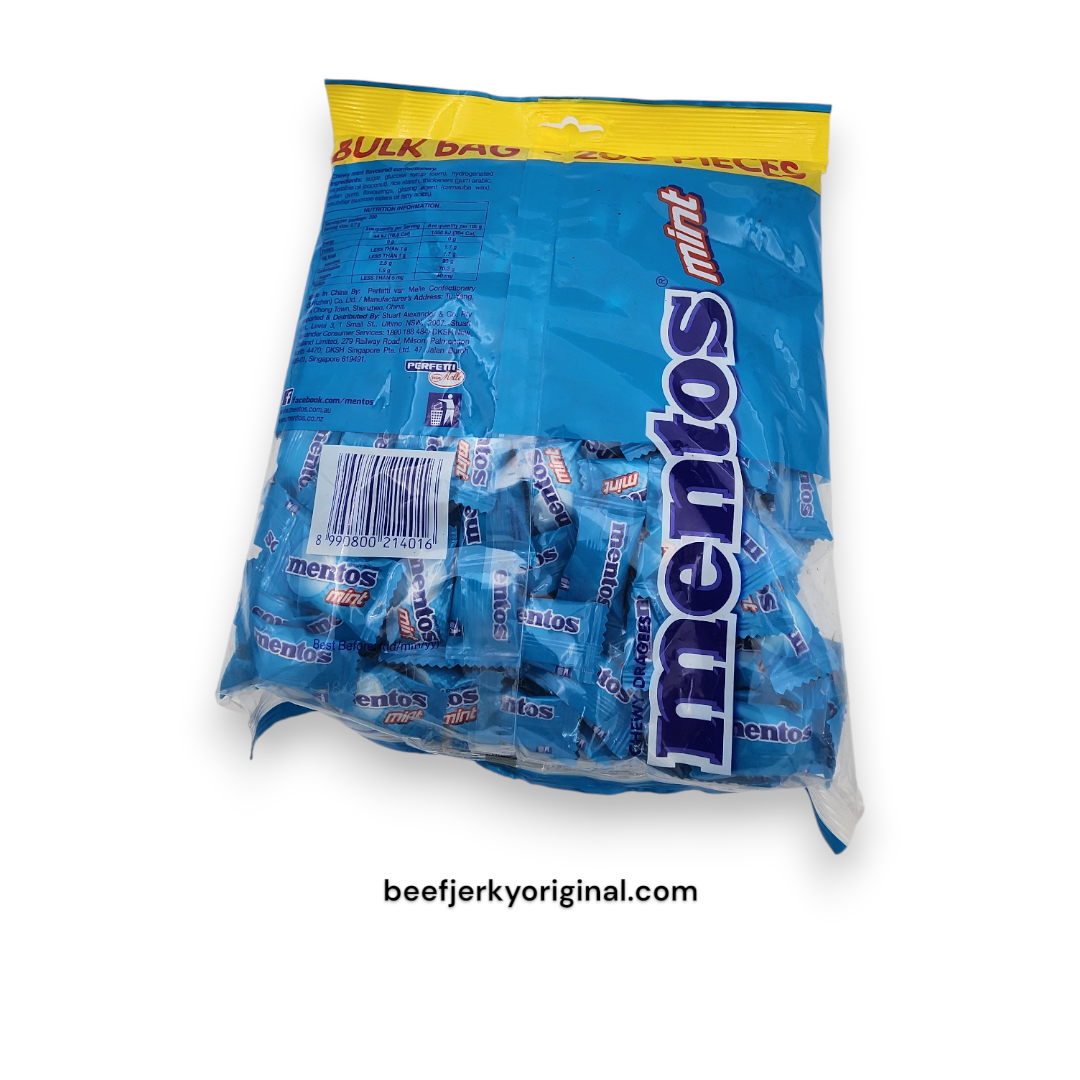 Mentos Mint Chewy Candy Bulk Bag 200 Pieces