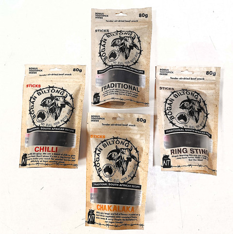 Bogan Biltong Wholesale Pack - Beef Jerky Original
