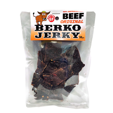 Berko Gluten Free beef Jerky 50g - Beef Jerky Original