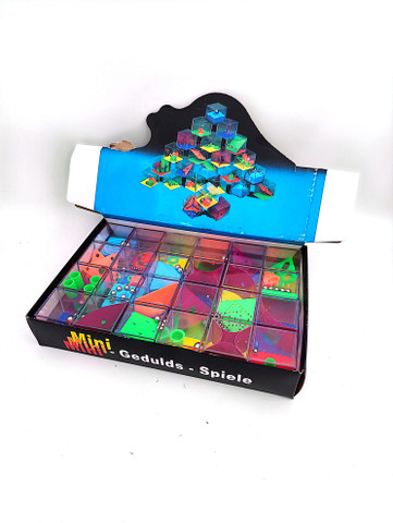 24 Mini Cube Ball Games Set – Brain Teaser Puzzles - Beef Jerky Original