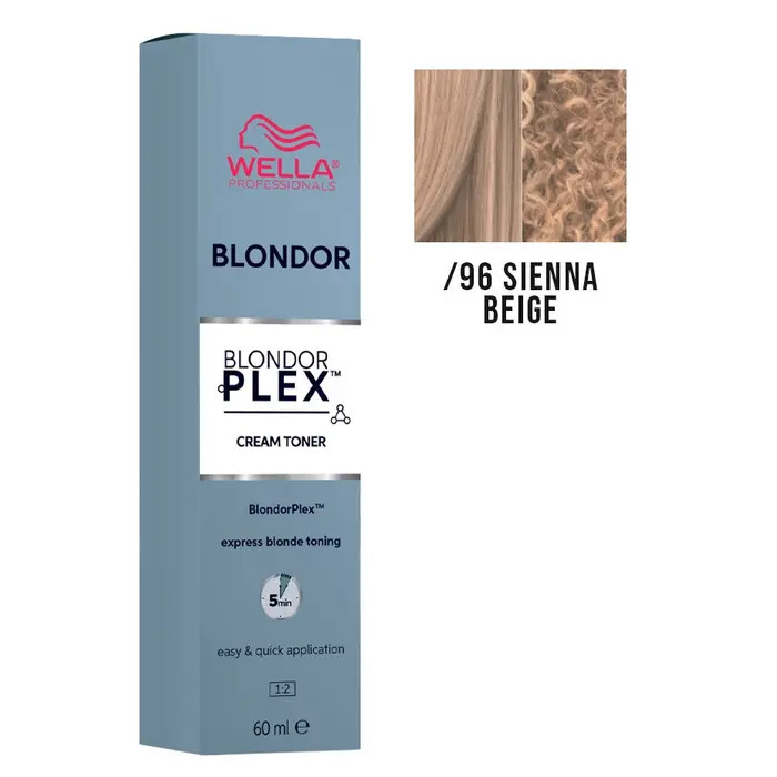 Wella Professionals BlondorPlex Permanent Cream Toner 60ml | HairCo ...