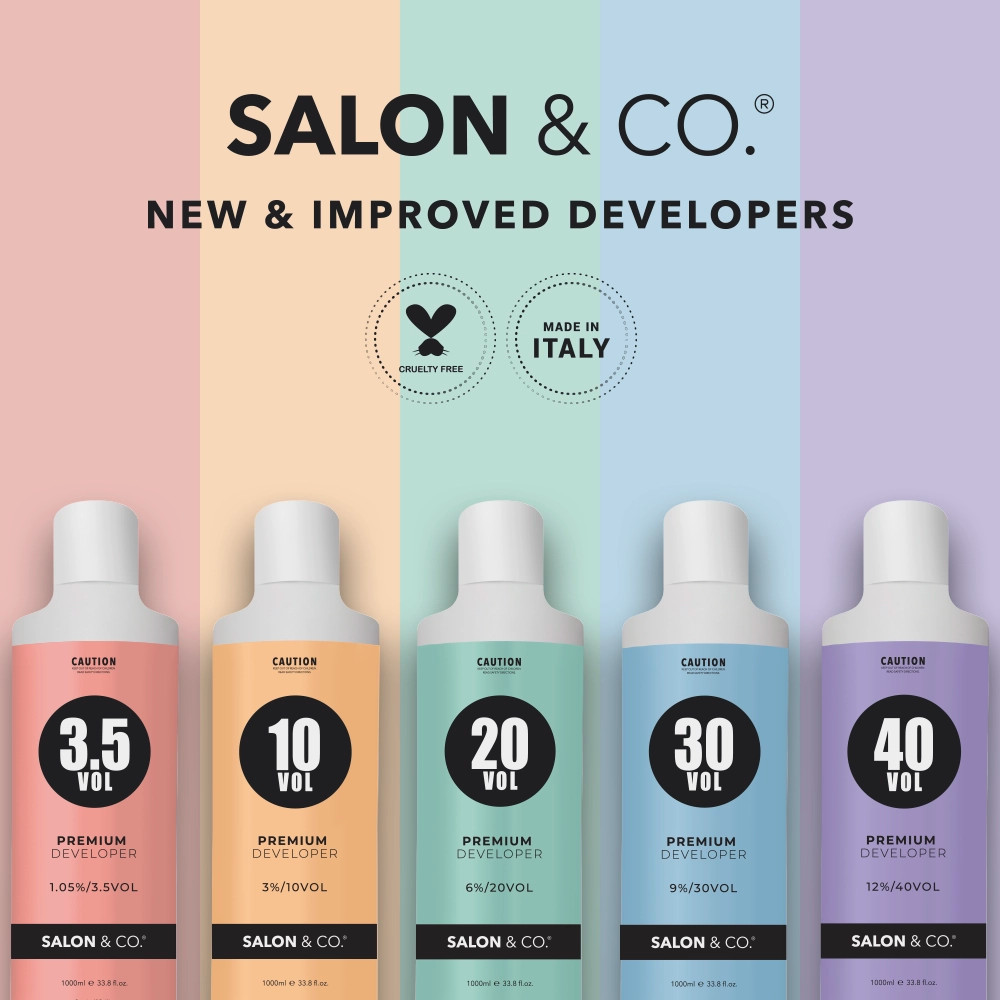 Salon & Co. Premium Developer 30Vol (9%) 1 Litre | HairCo. Australia Online