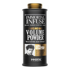 Immortal Infuse Mattifying Hair Volume Powder 20g Black | HairCo Australia