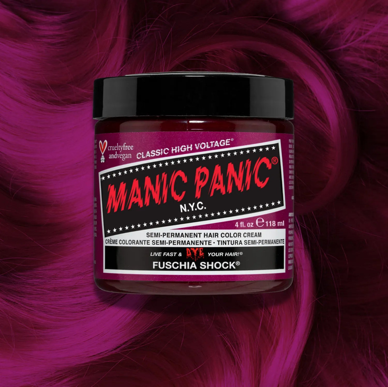 Manic Panic Classic High Voltage – Fuschia Shock® 118ml | Semi ...