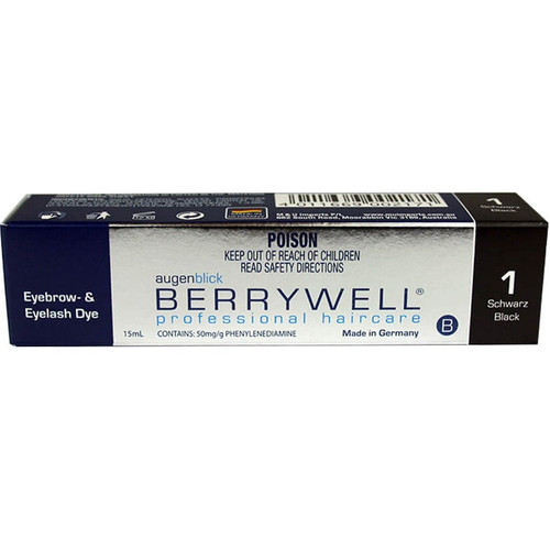 Berrywell Eyelash Tint Black - #1 15ml | HairCo Australia