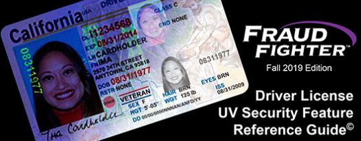 Driver License UV Security Feature Reference Guide