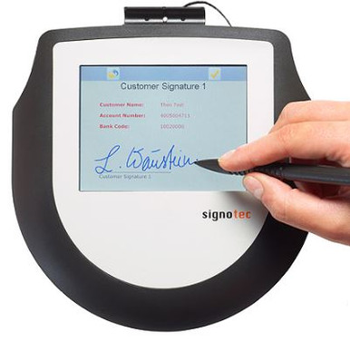 Signotec Omega Color LCD Signature Pad- FTDI/USB Interface