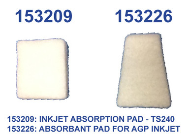 Digital Check Ink Absorption Pads - 5/pack