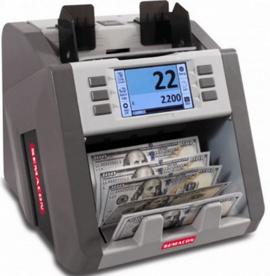 Semacon S-2200 Currency Discriminator/Counter, Single Pocket, Refurb