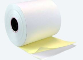 3" x 90' 2 Ply Carbonless Roll Paper W/C 50 rolls/case - UniLink, LLC