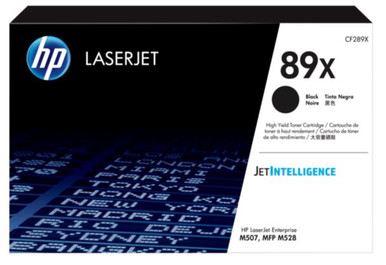 HP 89X Black Toner Cartridge, High Yield