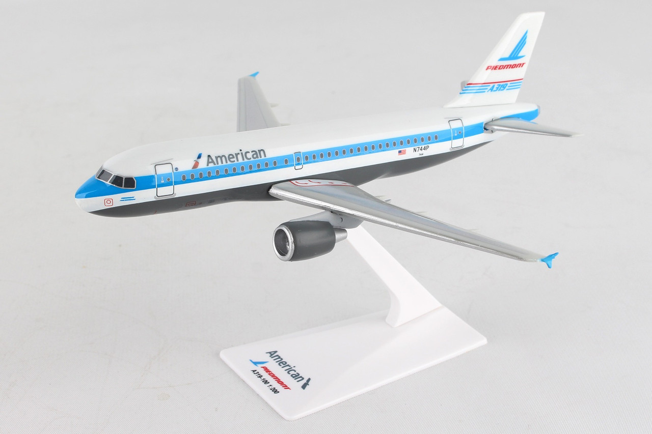 A319 AMERICAN/PIEDMONT A319 1/200 HERITAGE LIVERY - Diecast Airplane
