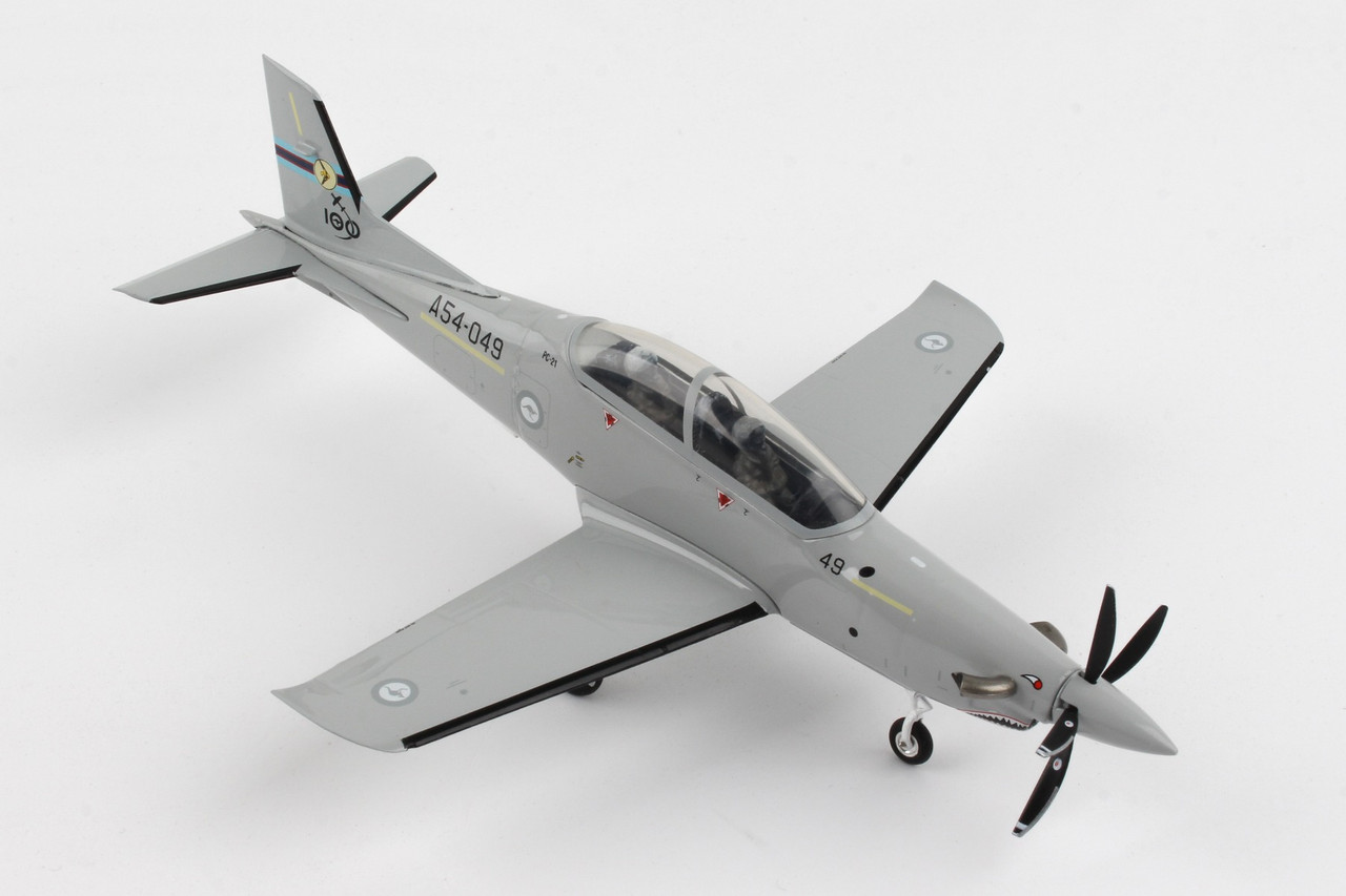 HERPA RAAF PC21 1/72 NO 4 SQN 54-048 (**) - Diecast Airplane