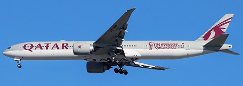Qatar Airways B777-300ER A7-BEF "World Cup 2022" JC4QTR0135 1:400