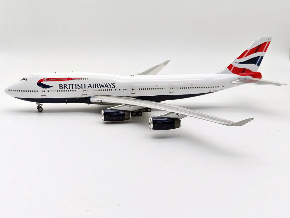 British Airways Boeing 747-436 G-BNLX with coin and stand ARDBA64 1:200
