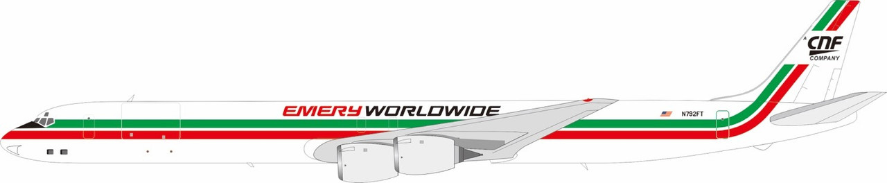 Inflight200 Emery Worldwide McDonnell Douglas DC-8-73(F) N792FT with ...