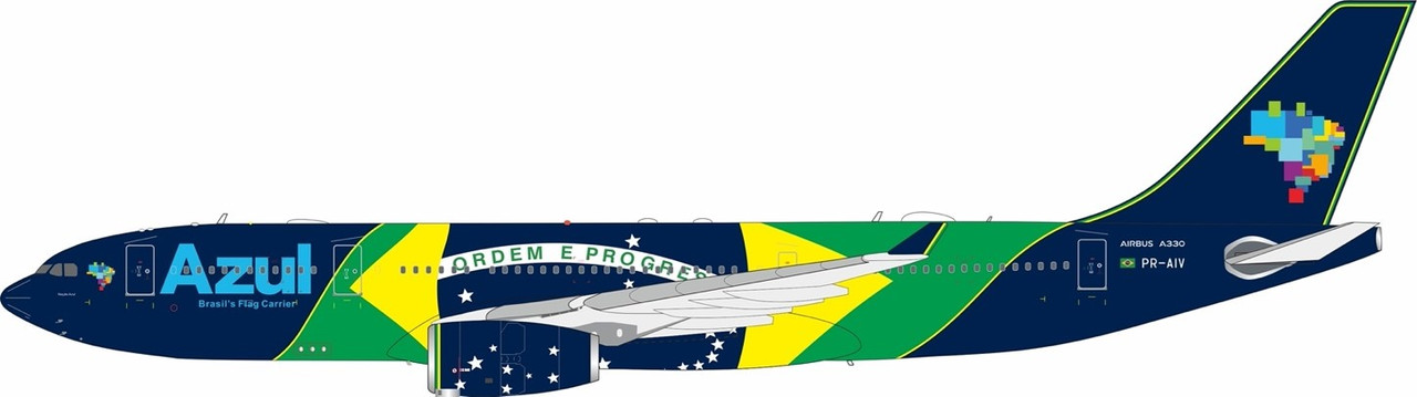 Azul - Linhas Aereas Brasileiras Airbus A330-243 PR-AIV with stand ...