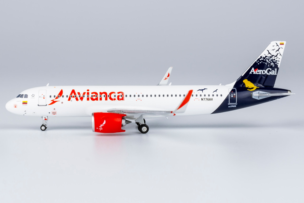 NG Models Avianca A320neo N776AV AeroGal Heritage 15031 1:400