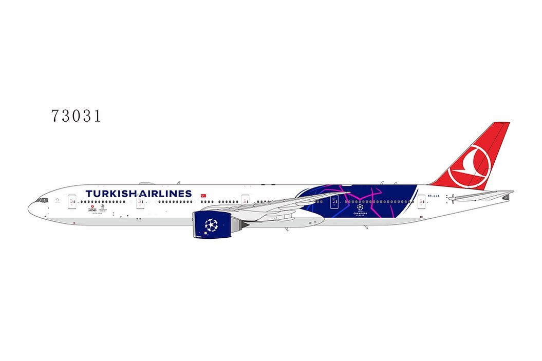 NG Models Turkish Airlines 777-300ER TC-LJJ UEFA Champions League 73031 ...