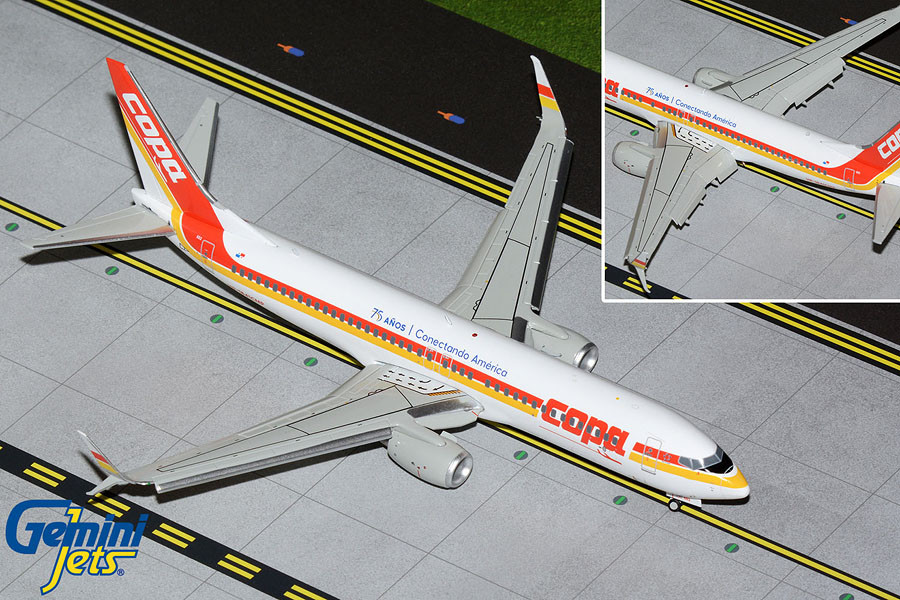 Gemini200 Copa Airlines B737-800S 75th anniversary retro livery w ...