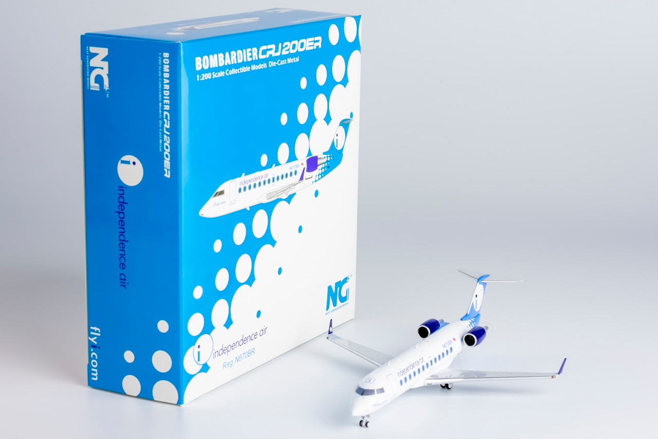 NG Models Independence Air CRJ-200ER N670BR 52059 1:200