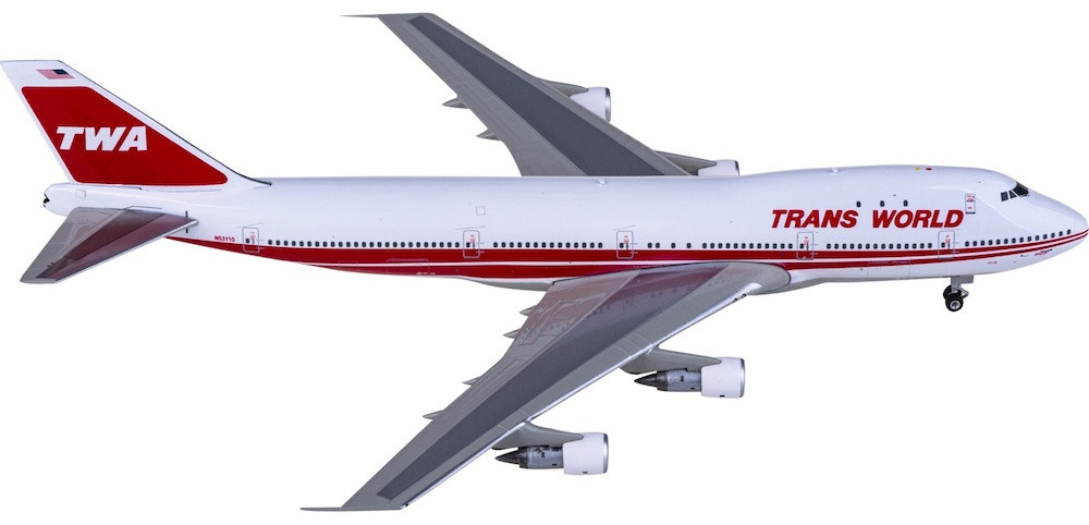 Phoenix Models Trans World Airlines TWA Boeing 747-100 N93119 PH04568 1:400